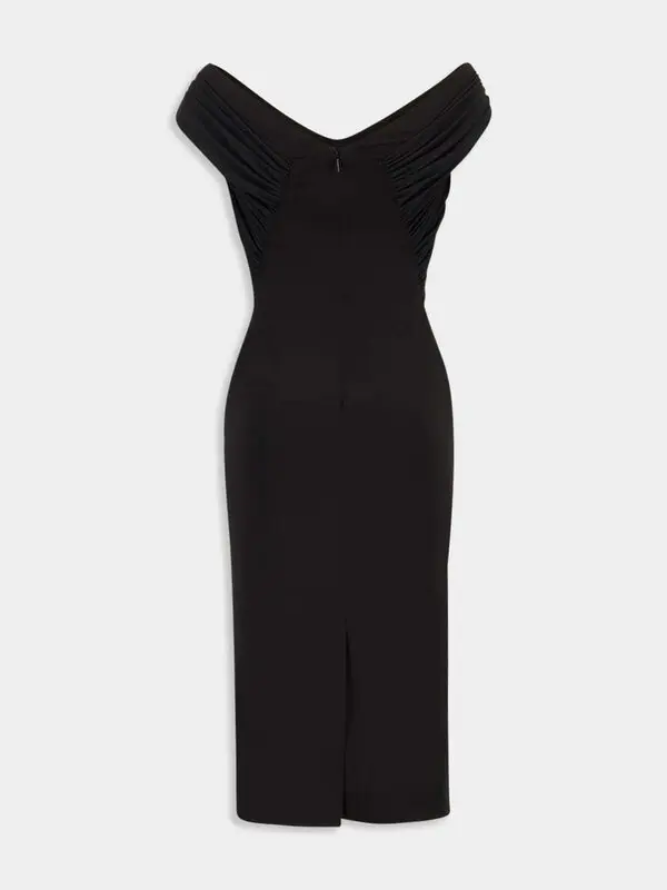 Dolce & Gabbana Off-the-shoulder Midi Dress