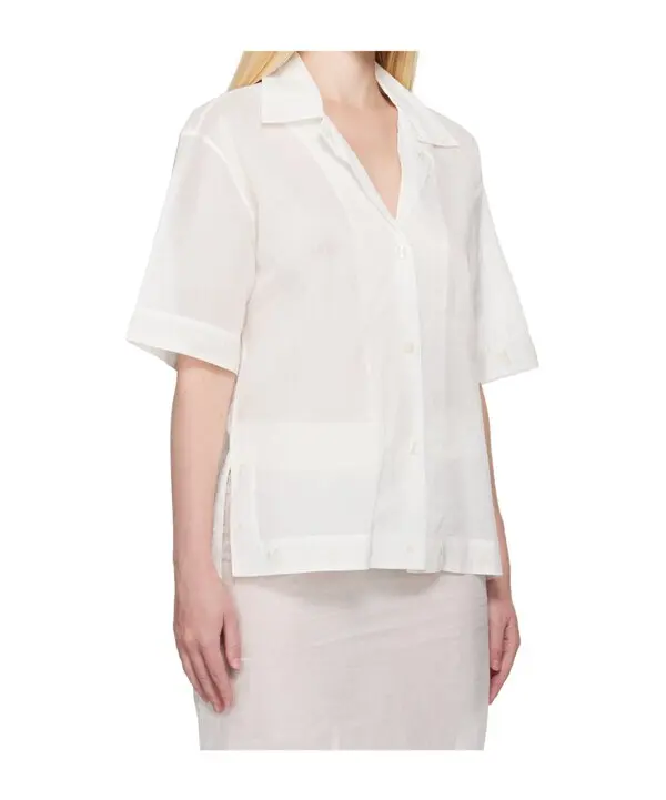 RÓHE Semi-sheer Organza Embroidered Shirt