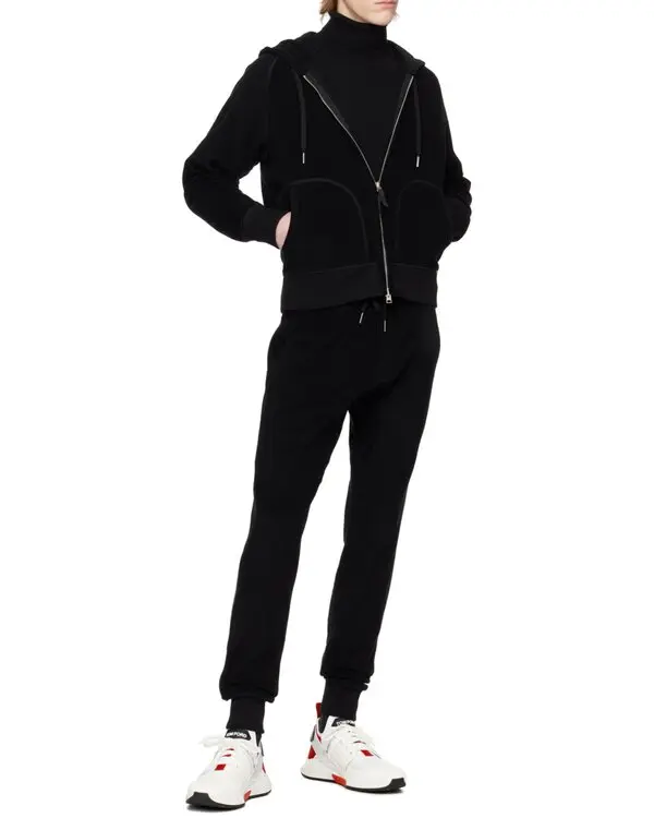 TOM FORD Straight-leg Cotton Track Pants - Black