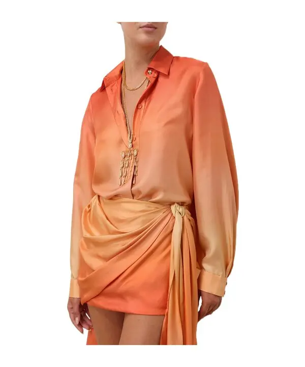 Zimmermann Trance High-low Shirt