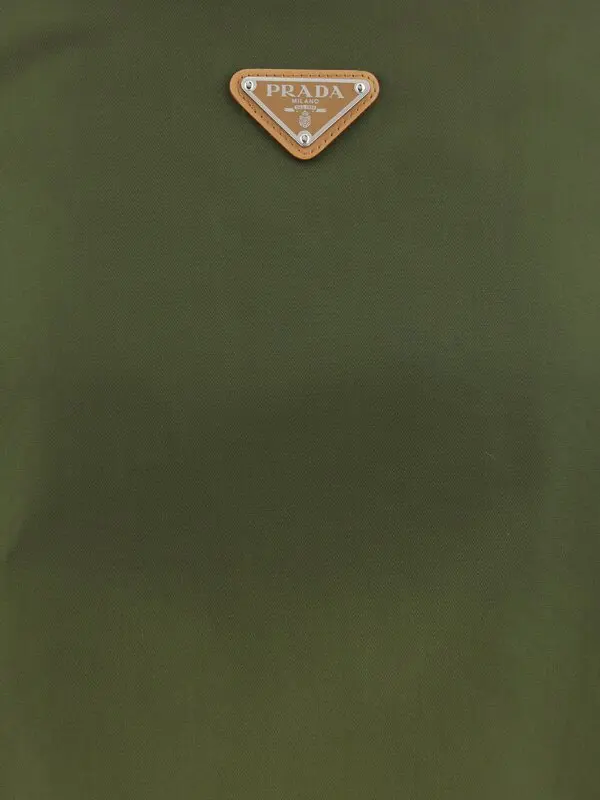 Prada Logo Patch Pocket Detail Mini Skirt