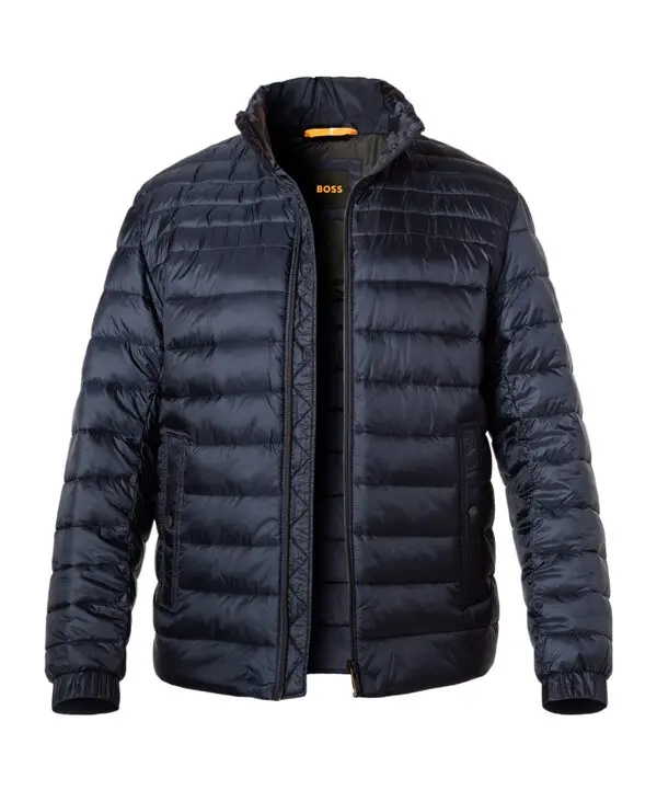 Hugo Boss Quilted Padded Zip-up Jacket - Black