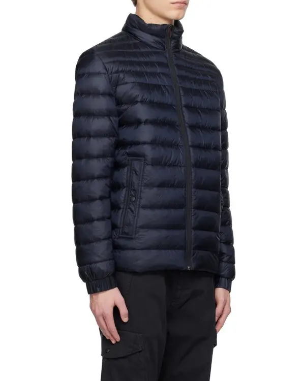 Hugo Boss Quilted Padded Zip-up Jacket - Black