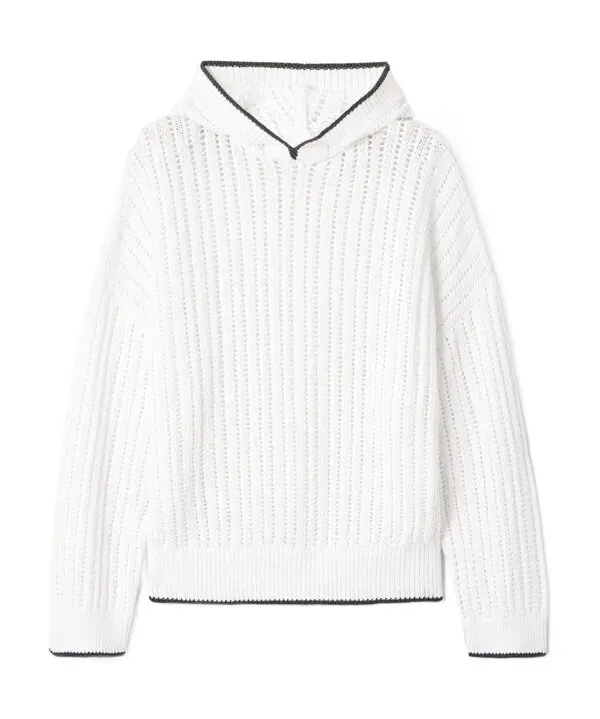 Brunello Cucinelli Hooded Knitted Jumper