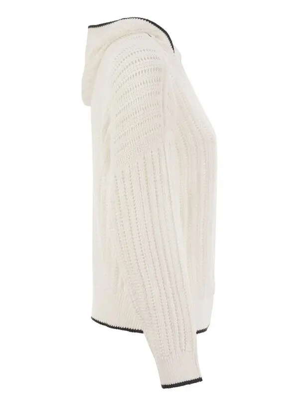 Brunello Cucinelli Hooded Knitted Jumper