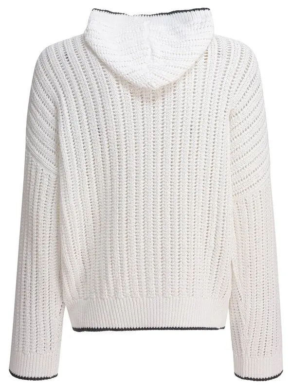 Brunello Cucinelli Hooded Knitted Jumper