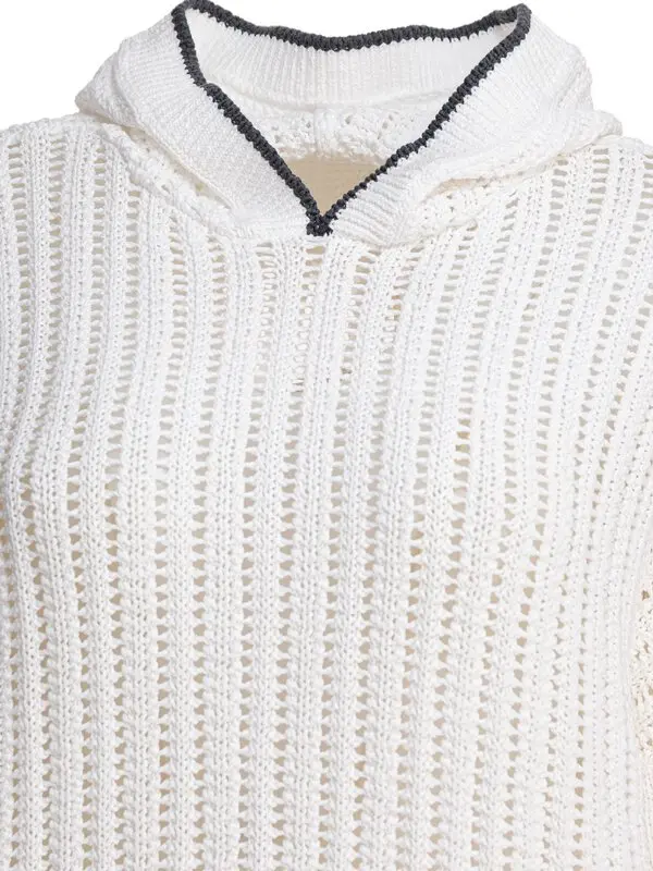 Brunello Cucinelli Hooded Knitted Jumper