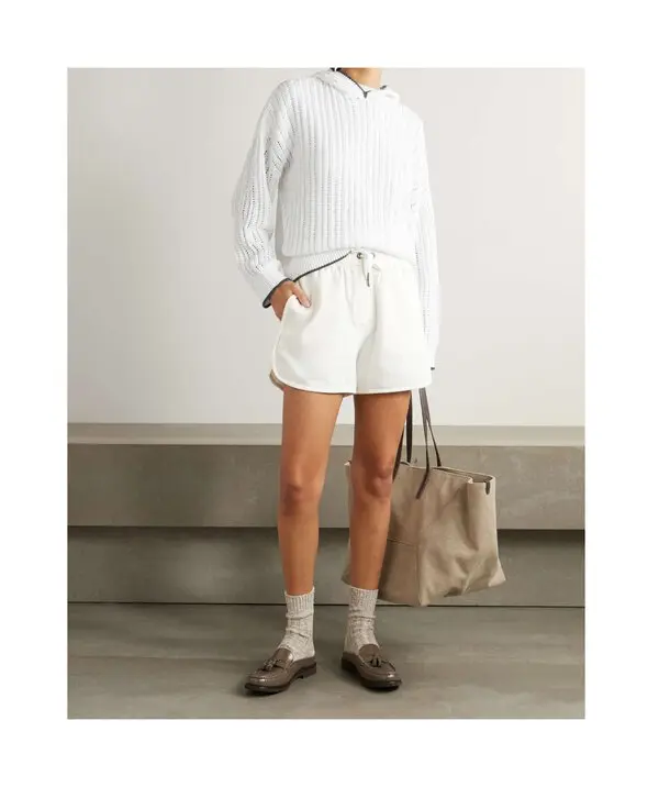 Brunello Cucinelli Hooded Knitted Jumper