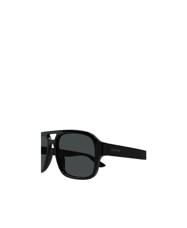 Gucci Aviator Frame Sunglasses - Black