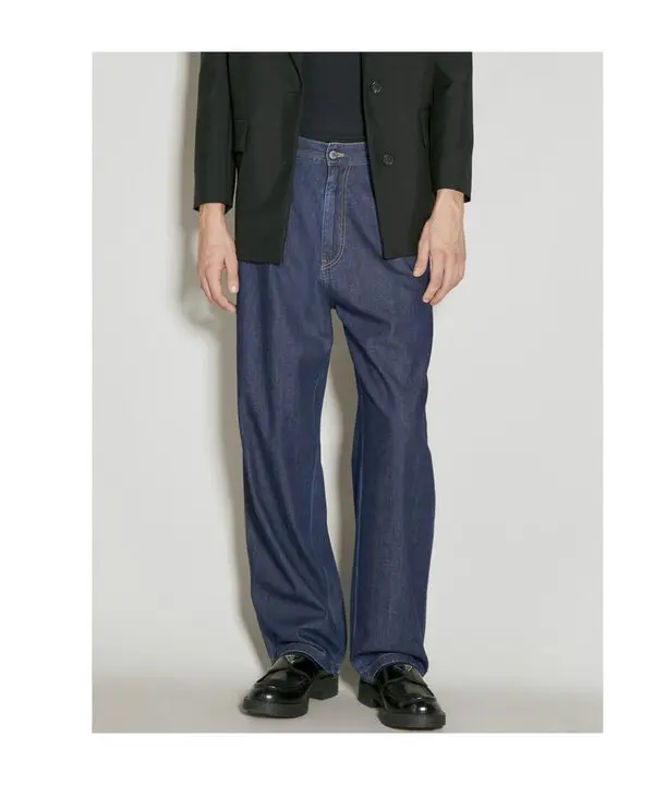 Prada Multi-pocket Denim Trousers - Blue