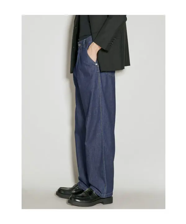 Prada Multi-pocket Denim Trousers - Blue