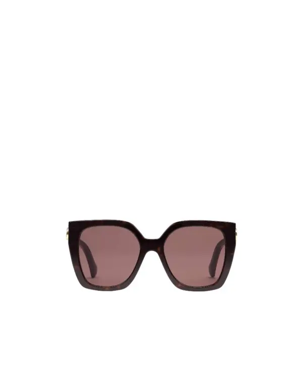 Gucci Square Frame Sunglasses - Brown