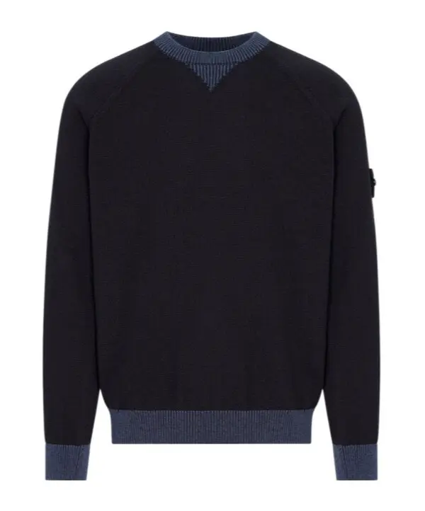 Stone Island Logo Patch Crewneck Jumper