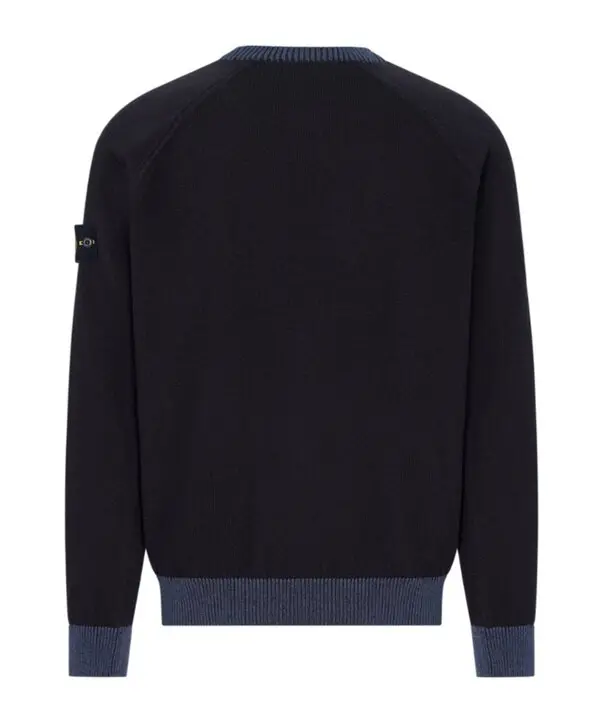 Stone Island Logo Patch Crewneck Jumper