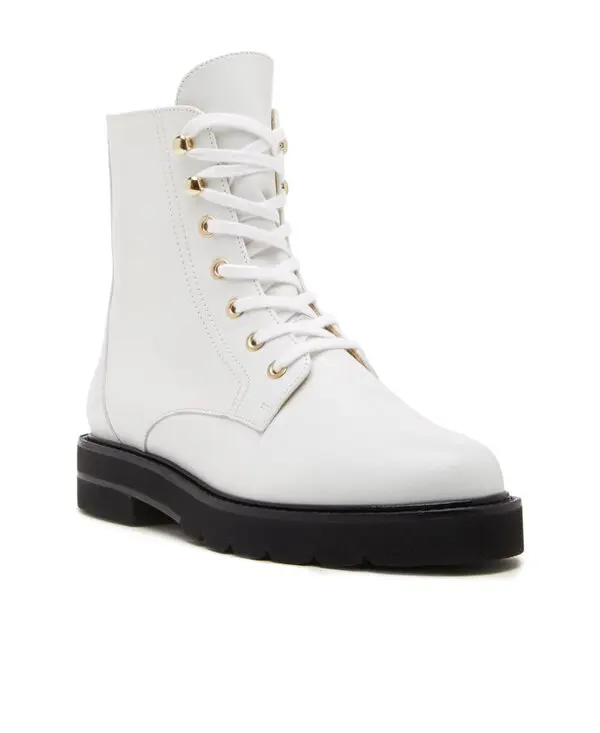 STUART WEITZMAN Mila Lace-up Ankle Boots