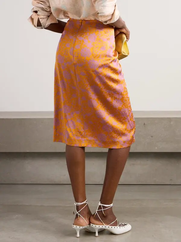 Dries Van Noten Wrap Midi Skirt