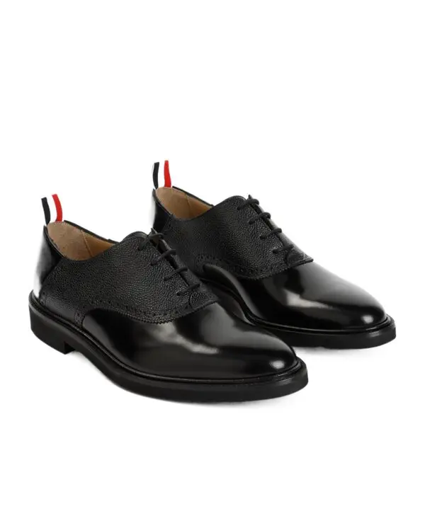 Thom Browne Saddle Round Toe Lace-up Shoes