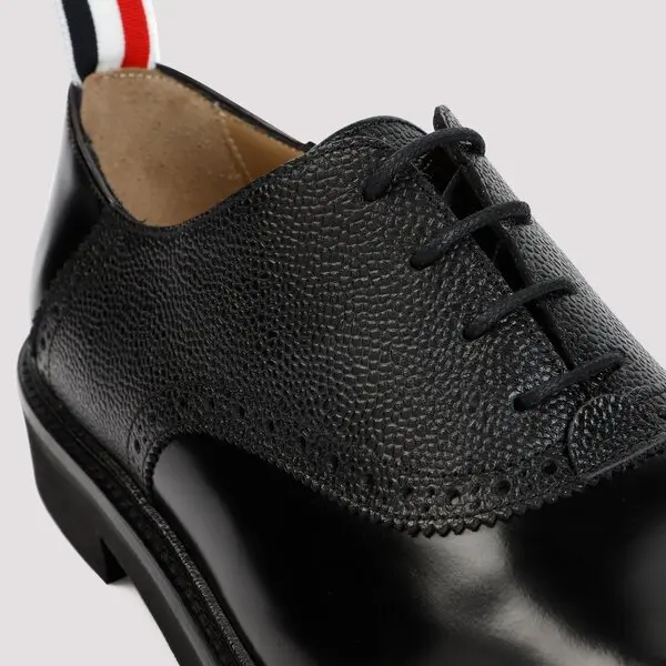 Thom Browne Saddle Round Toe Lace-up Shoes