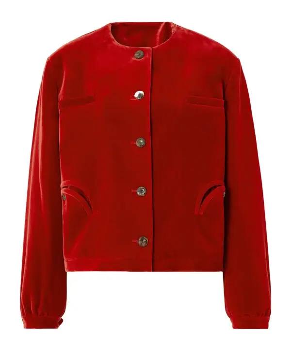 BLAZÉ MILANO Long-sleeved Casual Jacket - Red