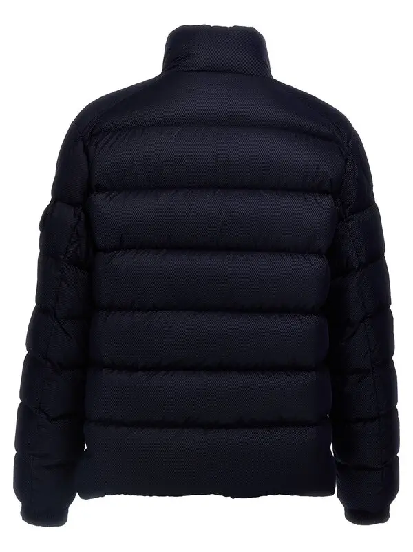 Moncler Lule Button-up Puffer Jacket - Midnight Blue