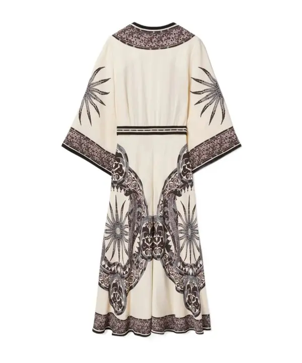 La DoubleJ Long Sleeve Wrap Maxi Dress
