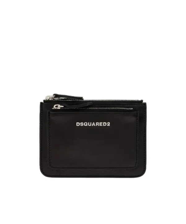 Dsquared2 Zip-around Logo Wallet - Black