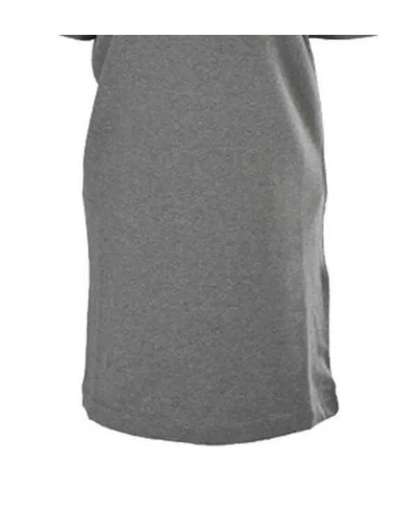 Moschino Grey Printed Dress With Round Neck And Short Sleeves