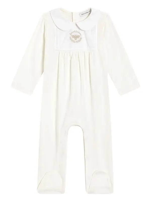 Dolce & Gabbana Embroidered Bee Babygrow Set