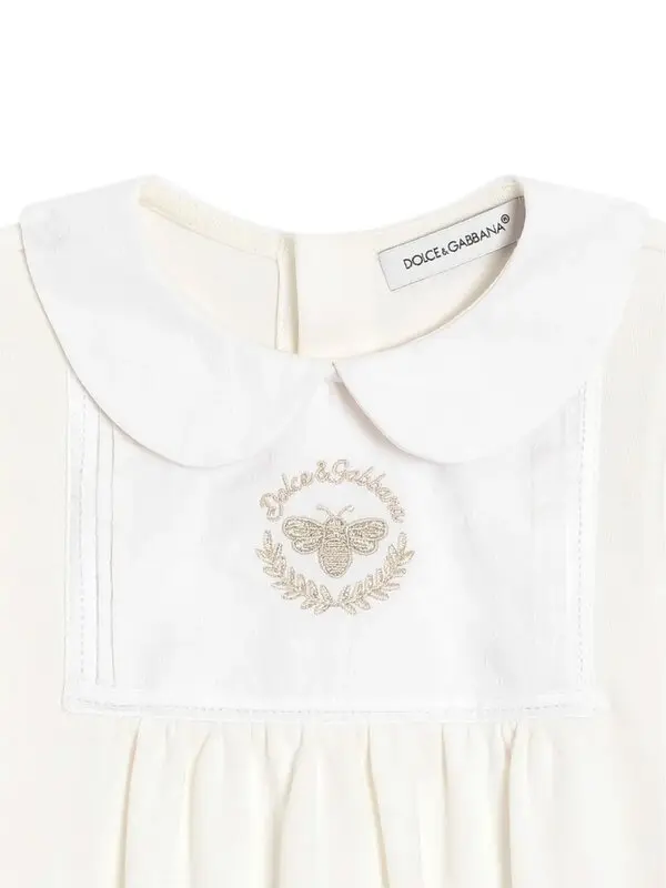 Dolce & Gabbana Embroidered Bee Babygrow Set