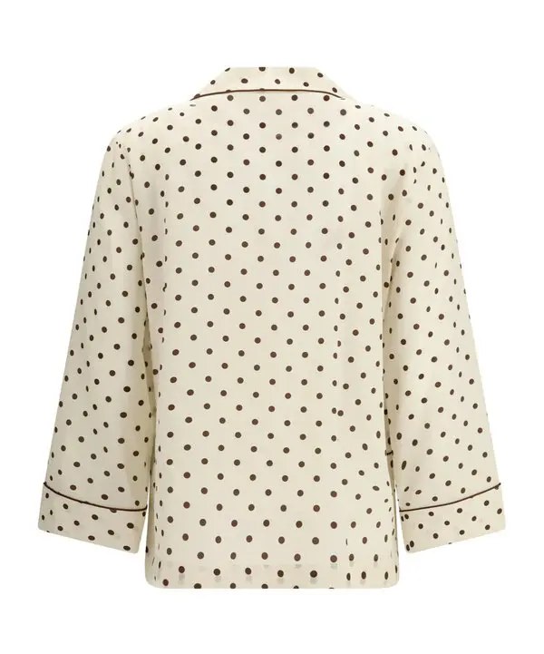P.a.r.o.s.h Polka-dot Silk Shirt