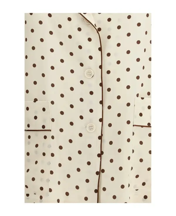 P.a.r.o.s.h Polka-dot Silk Shirt