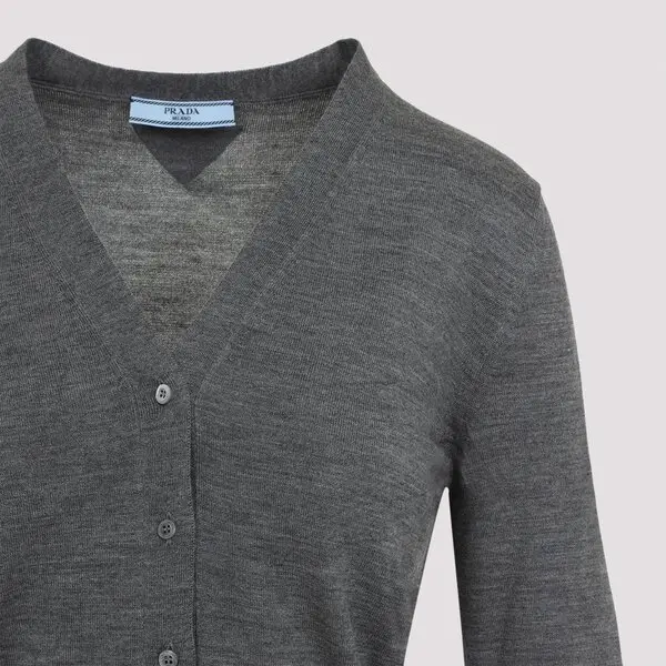 Prada V-neck Button-up Cardigan