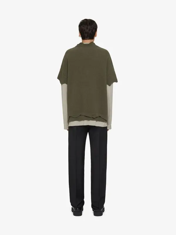 Givenchy Wool Sweater With Layered Effect