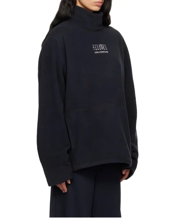 MM6 MAISON MARGIELA X SALOMON High-neck Drawstring-hem Sweatshirt
