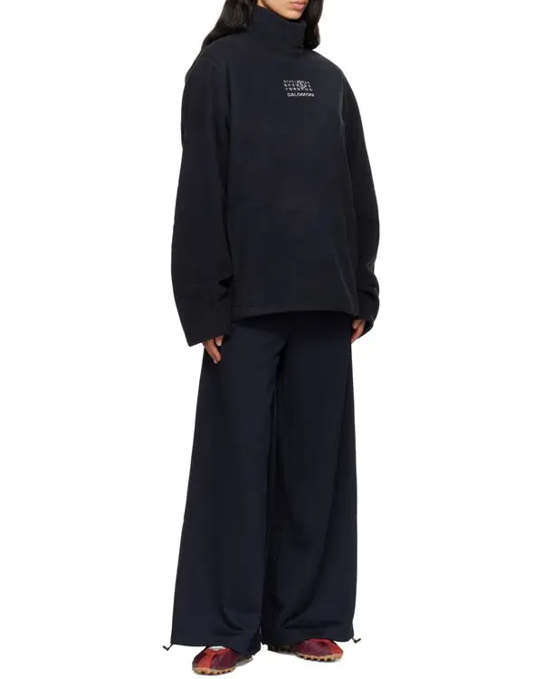 MM6 MAISON MARGIELA X SALOMON High-neck Drawstring-hem Sweatshirt