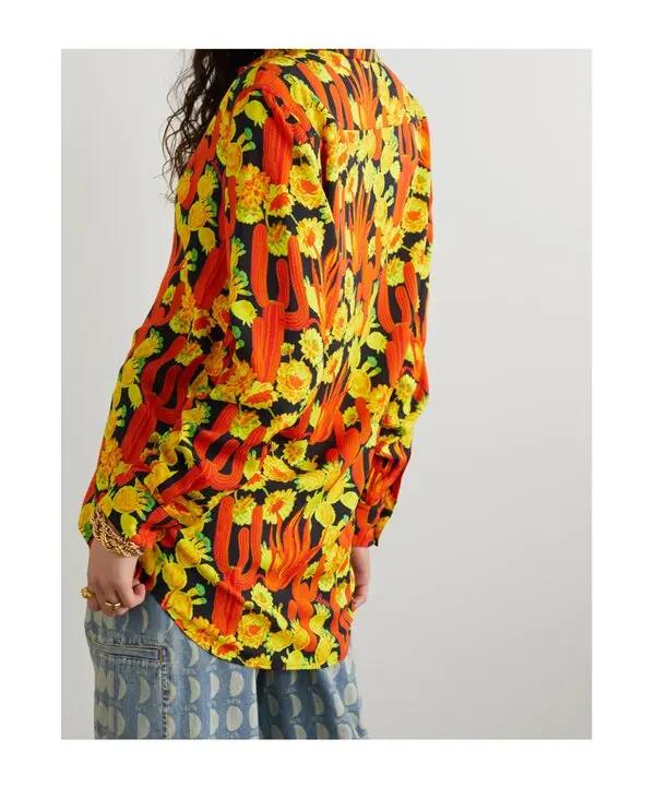 Loewe Viscose Cactus Print Shirt