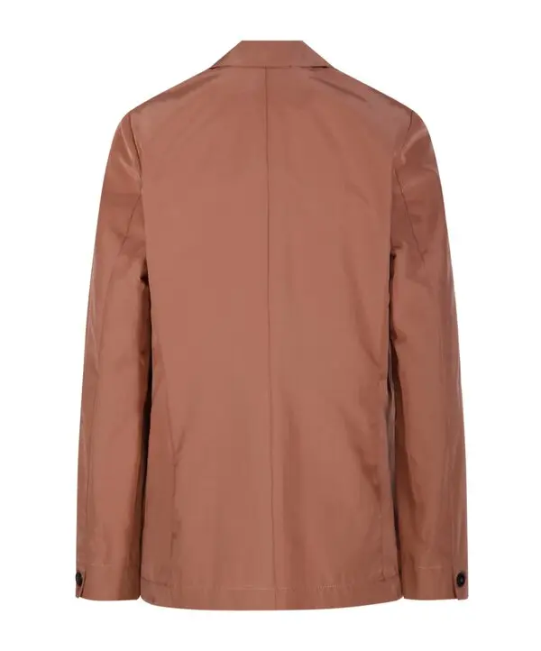 FORTE_FORTE Boxy Jacket - Brown