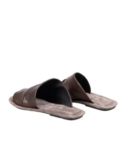 Brunello Cucinelli Open Toe Slide Sandals