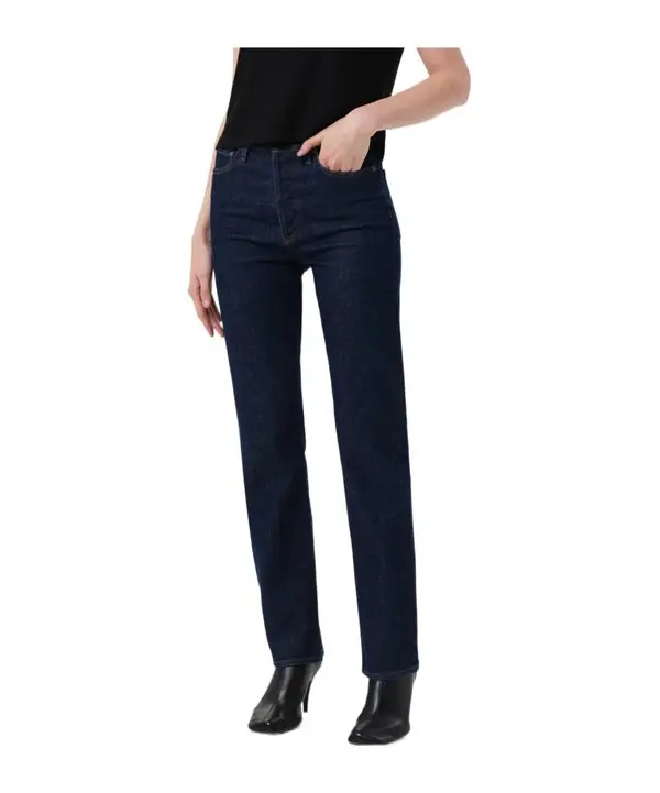 AGOLDE 90's Pinch Waist High Rise Straight Long Jeans