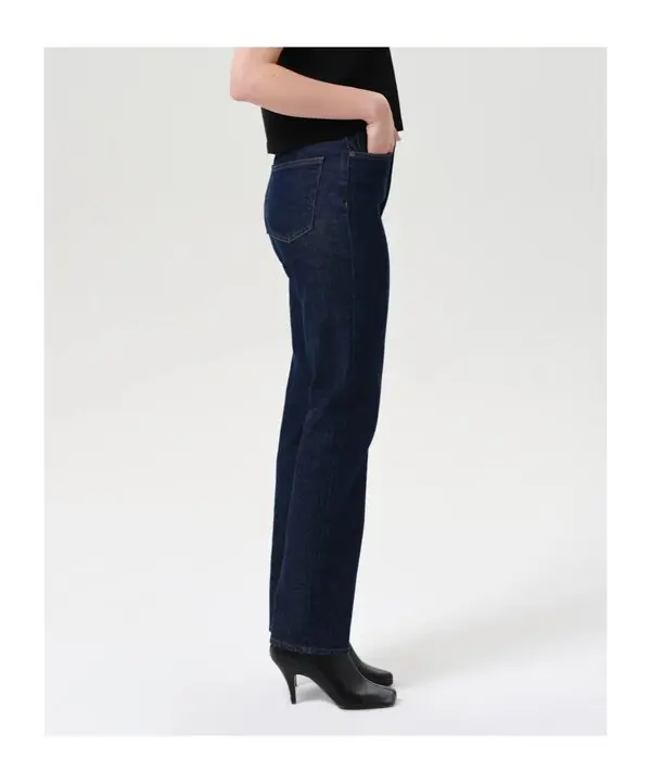 AGOLDE 90's Pinch Waist High Rise Straight Long Jeans