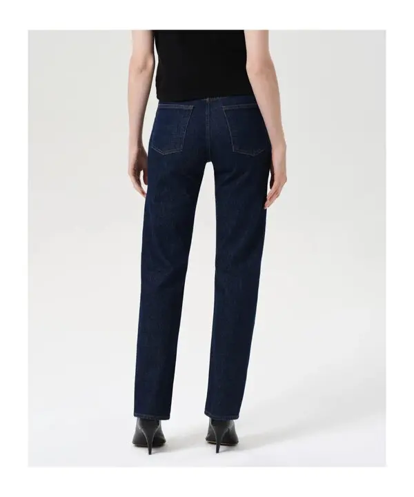 AGOLDE 90's Pinch Waist High Rise Straight Long Jeans