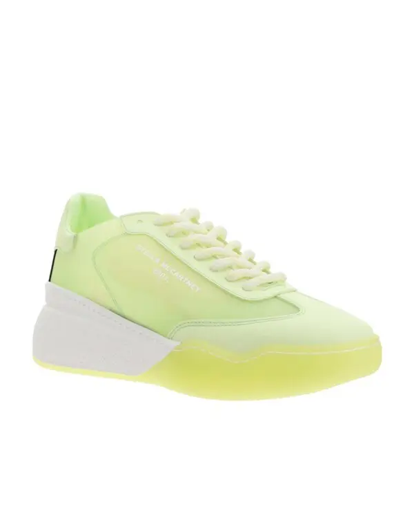 Stella McCartney Low-top Sneakers With Contrast Heel - Yellow