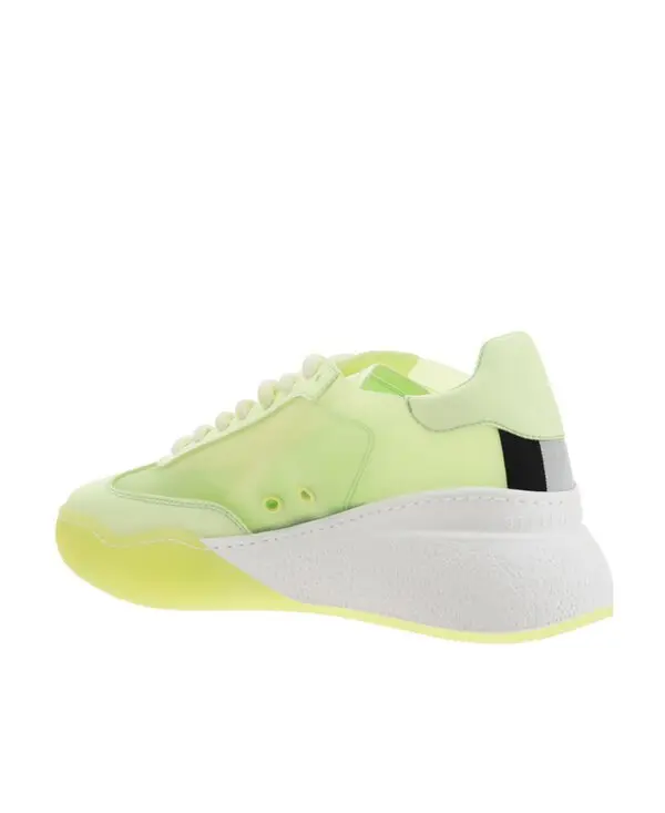 Stella McCartney Low-top Sneakers With Contrast Heel - Yellow
