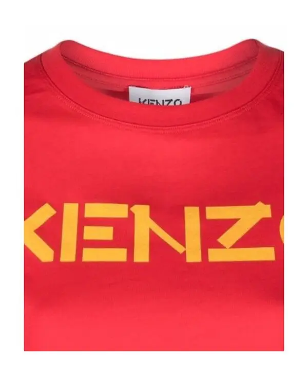 Kenzo Logo Print Cotton T-shirt