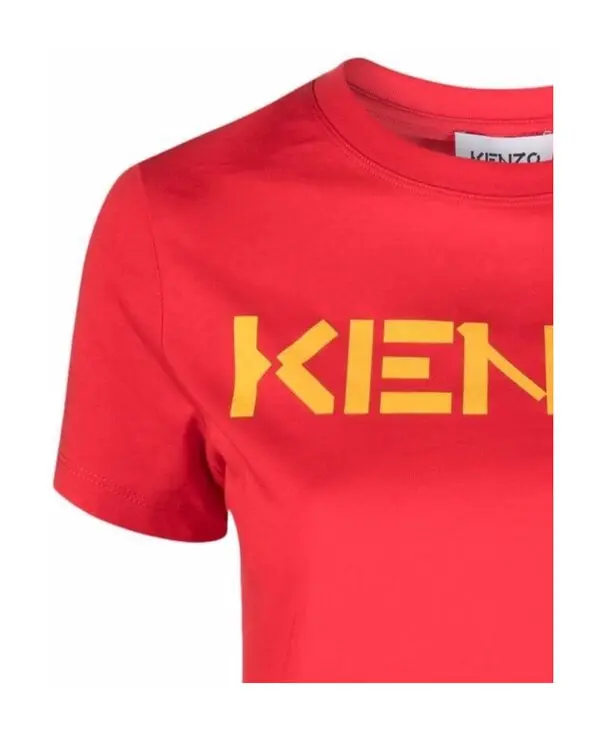 Kenzo Logo Print Cotton T-shirt