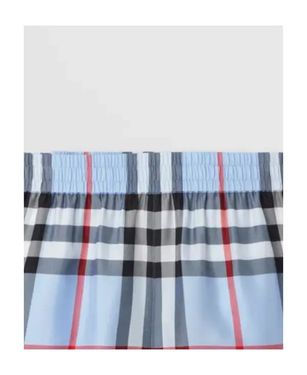 Burberry Check Patterned Bermuda Shorts