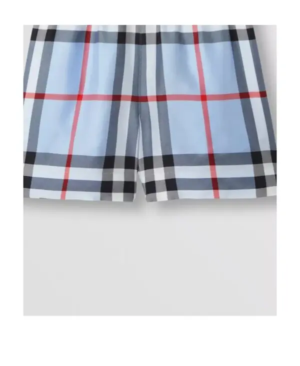 Burberry Check Patterned Bermuda Shorts