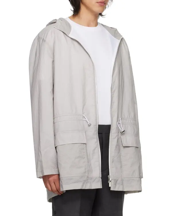 Thom Browne Zip Up Hooded Jacket