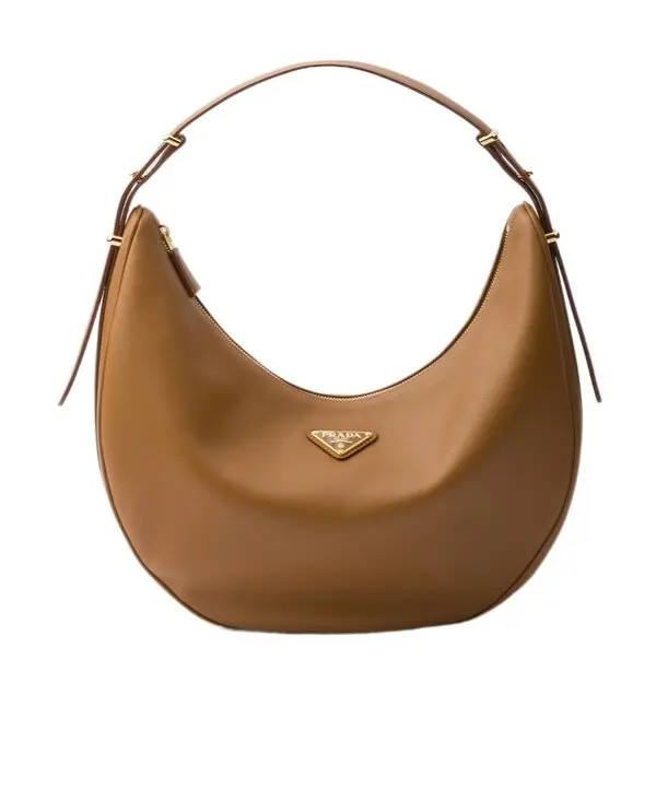 Prada Zip-up Shoulder Bag - Brown