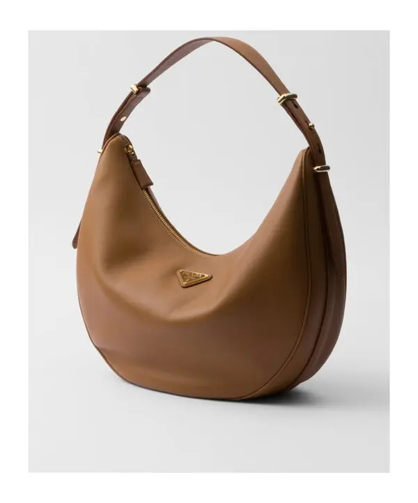 Prada Zip-up Shoulder Bag - Brown